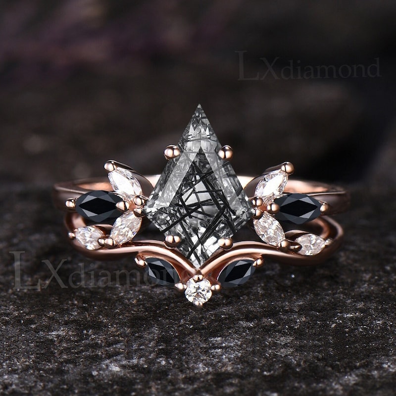 Quartz Engagement Ring - Etsy