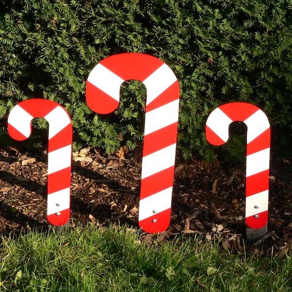 Large Outdoor Candy Canes - Etsy