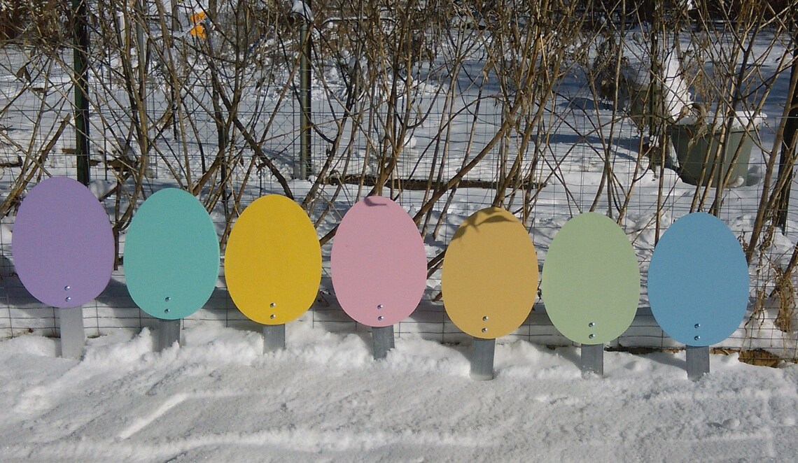 One Large Size Hand-crafted Colorful Pastel Spring and Easter | Etsy