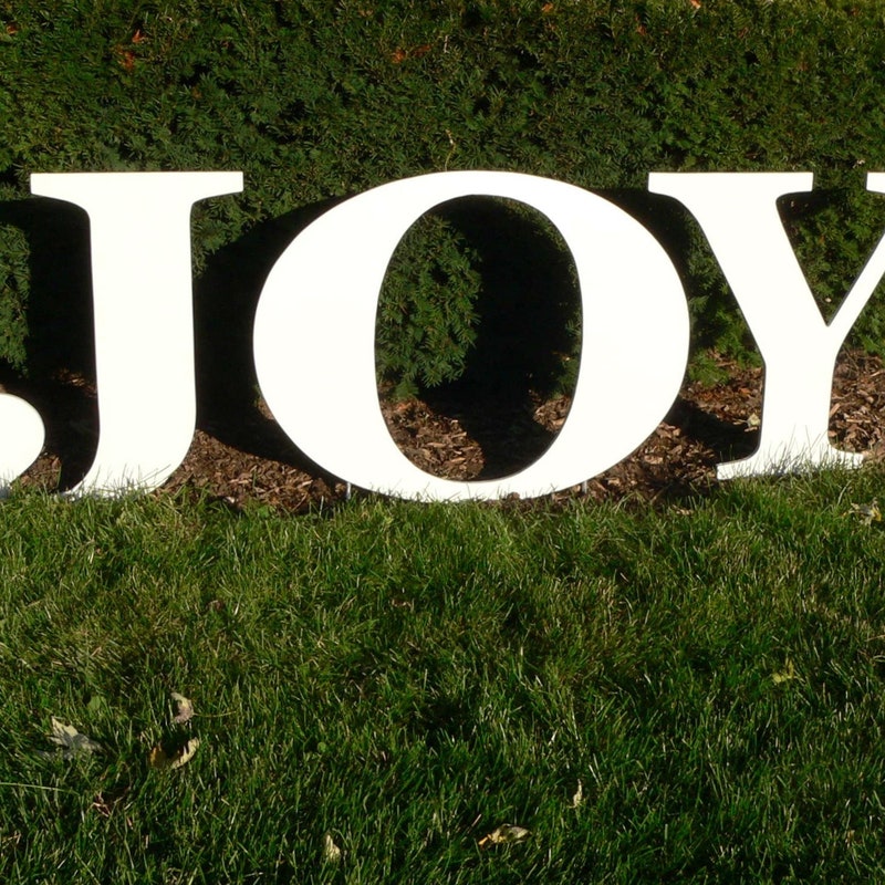 Wooden Joy Sign - Etsy