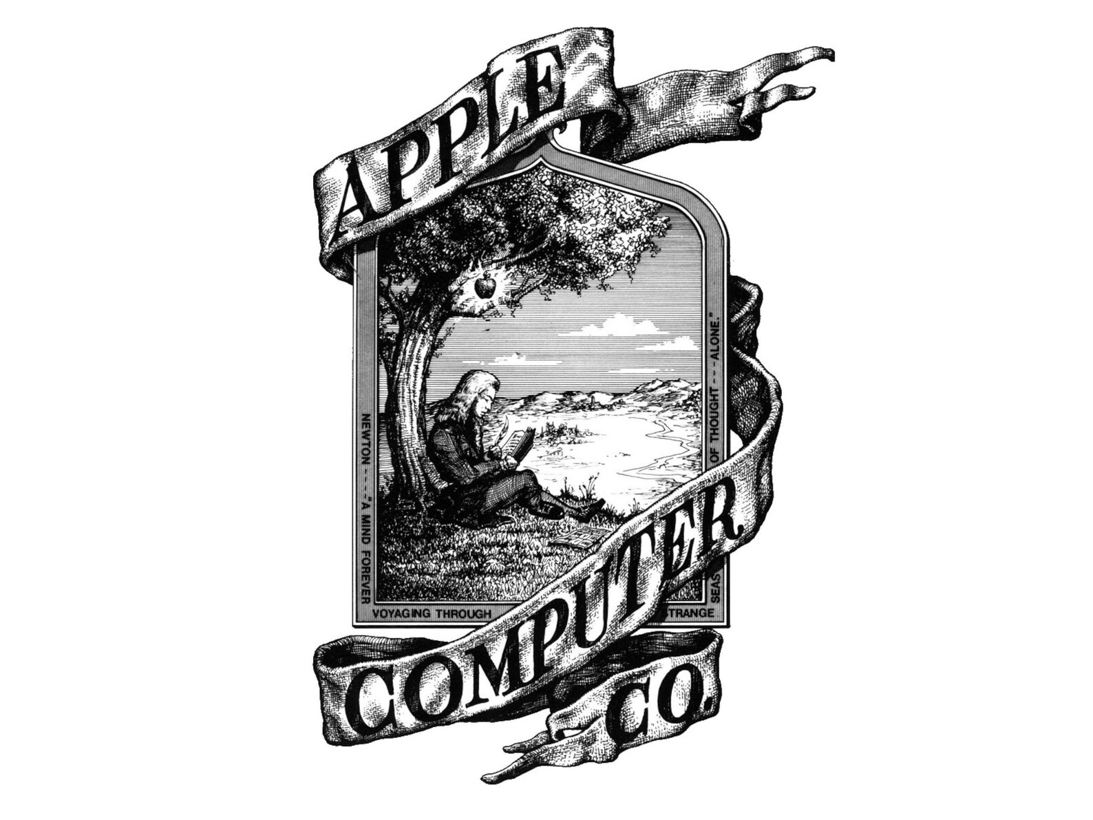 Retro Apple Logo Jpeg File - Etsy