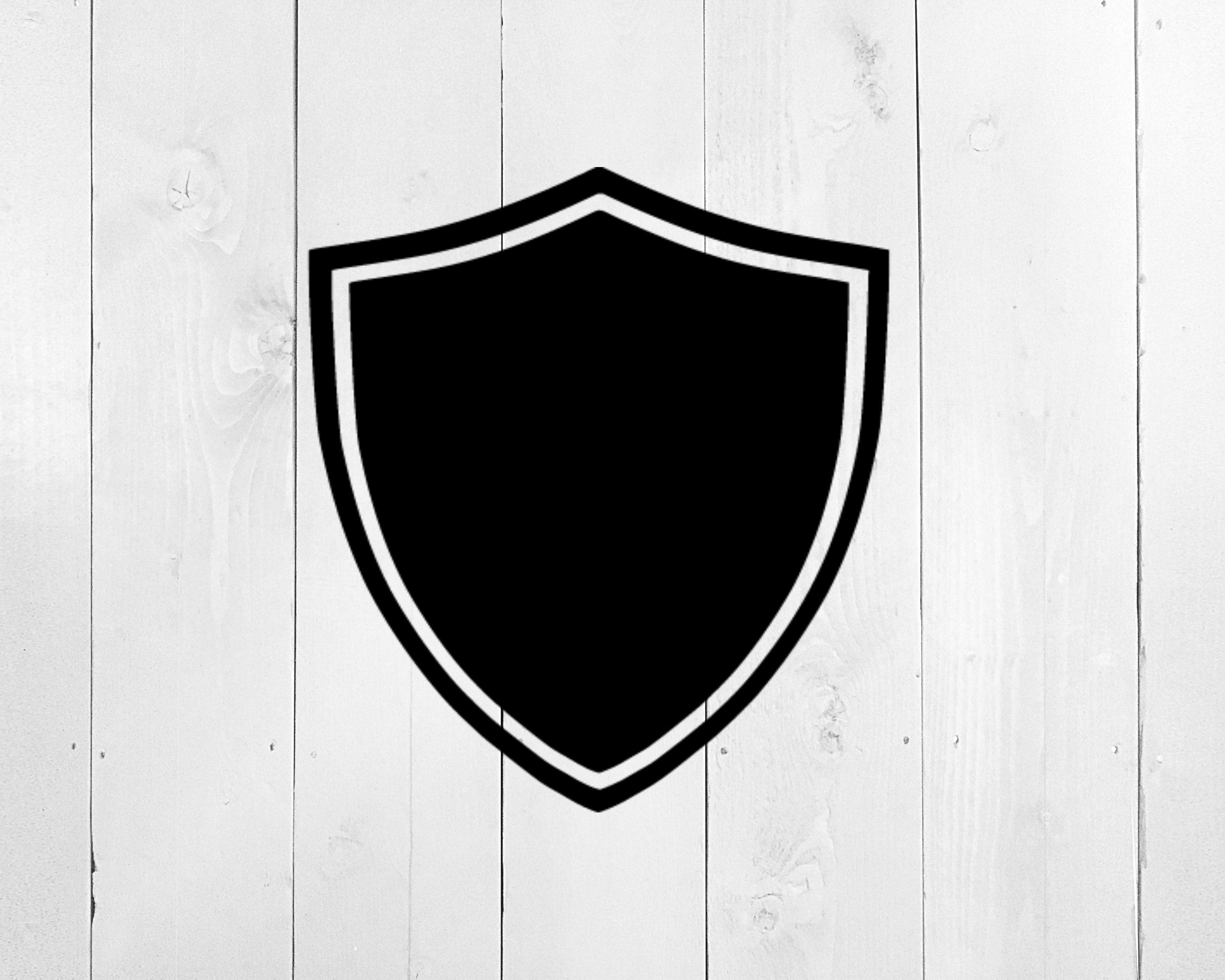 Simple Shield Badge Svg and Png File - Etsy UK