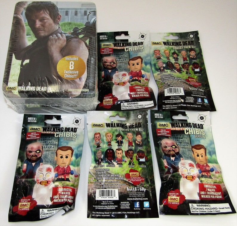 The Walking Dead Chibis Mini Figures Daryl Dixon Collectors - Etsy