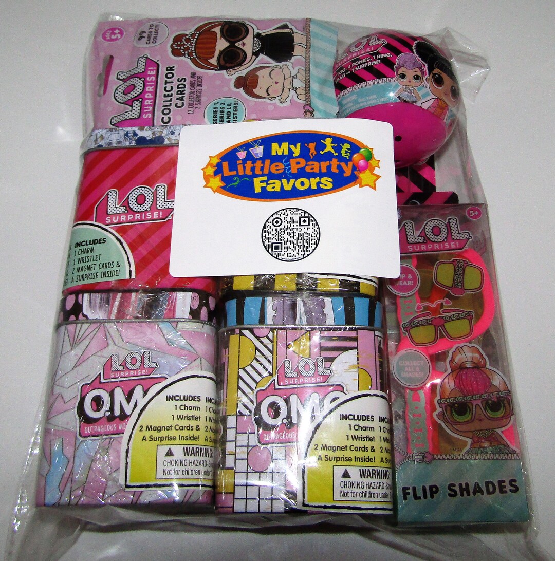 Gift Birthday Theme Mix Omg Surprise Toys Bundle of 12 Items Tins ...