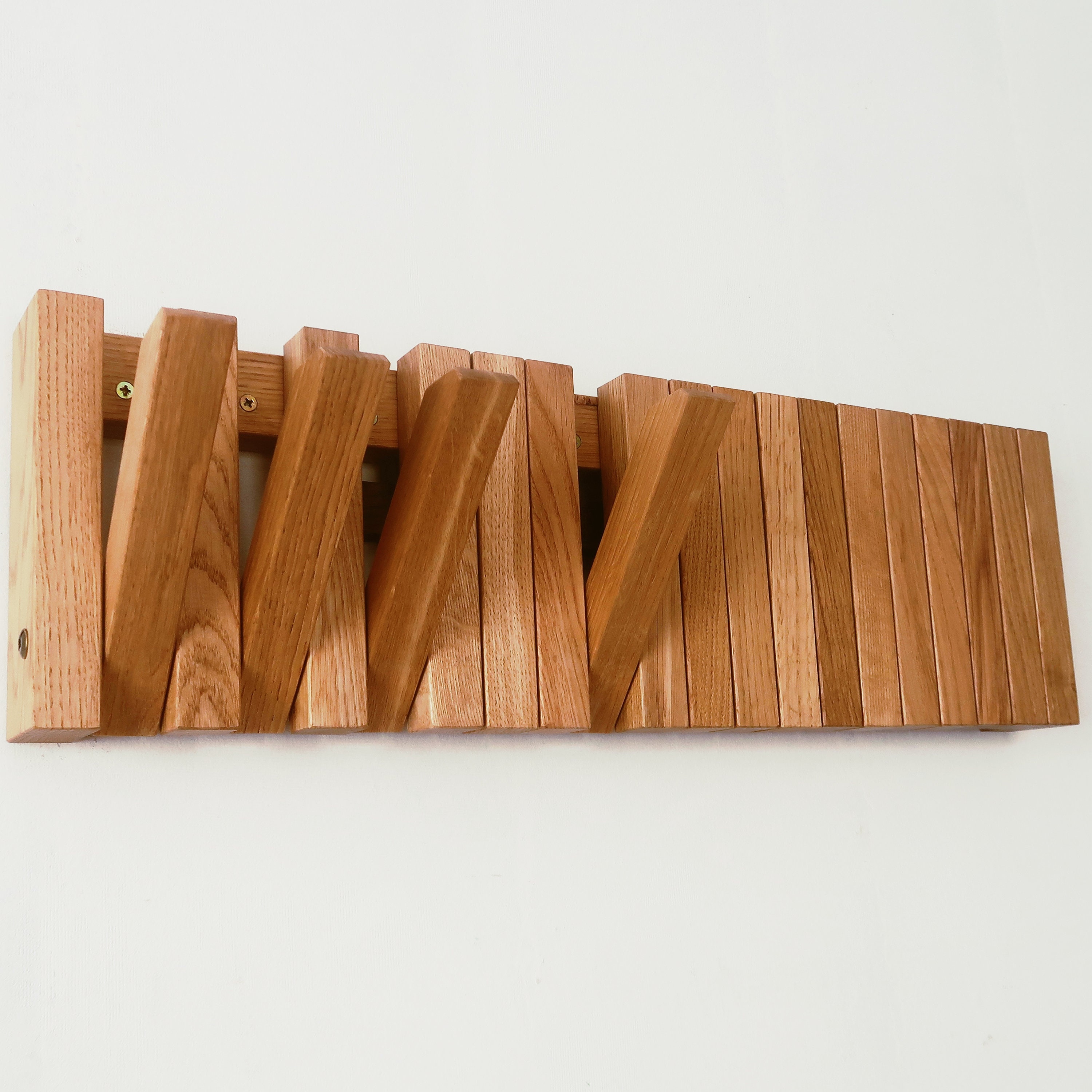 Wall-mounted Organizer. Mini Oak - Etsy