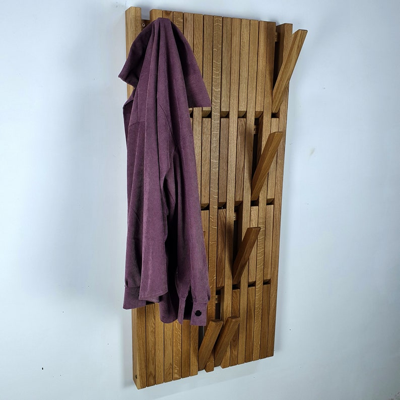 Wall-mounted Organizer. Oak - Etsy