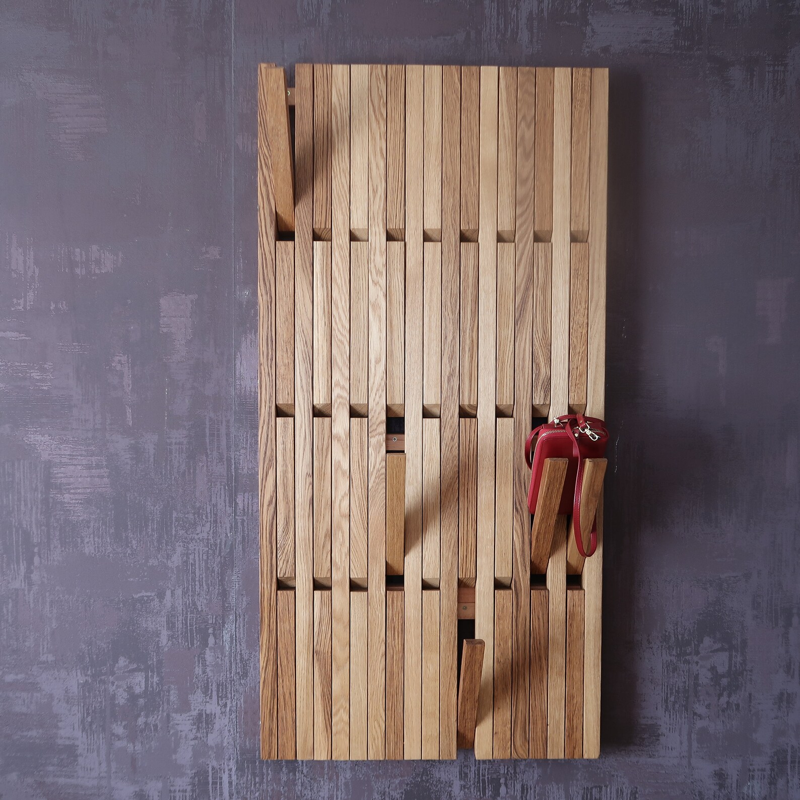 Wall-mounted Organizer. Oak | Etsy