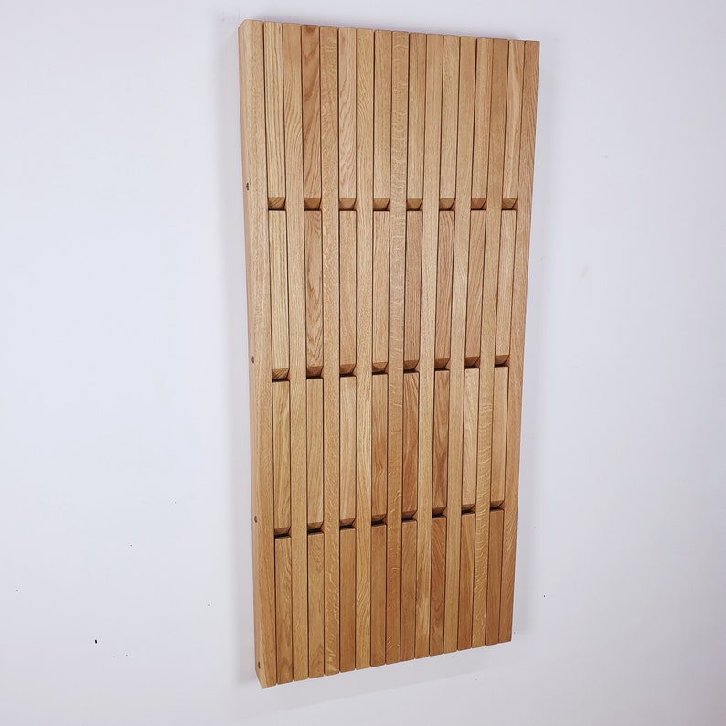 Wall-mounted Organizer. Oak - Etsy