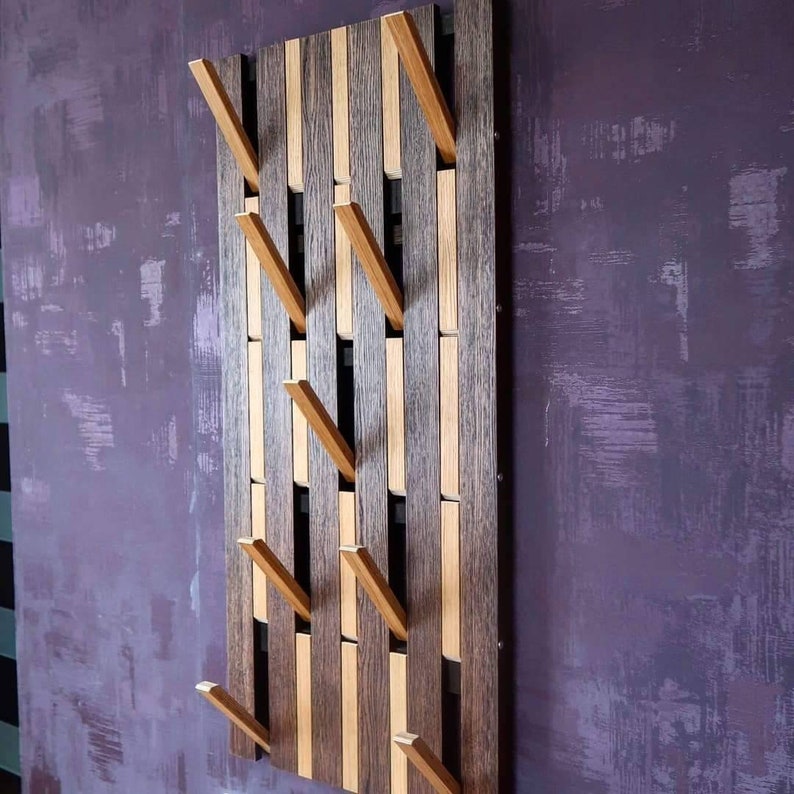 Wall-Mounted Organizer. Plywood Oak | Etsy