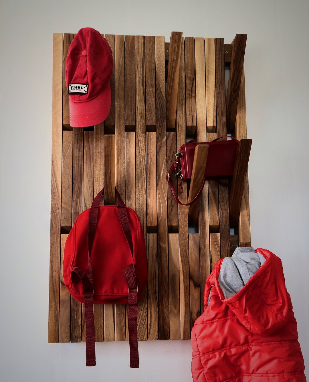 Wall Mounted Organizer. Walnut!! - Etsy