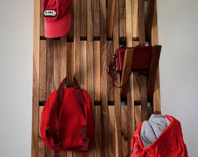 Wall Mounted Organizer. Walnut!! - Etsy