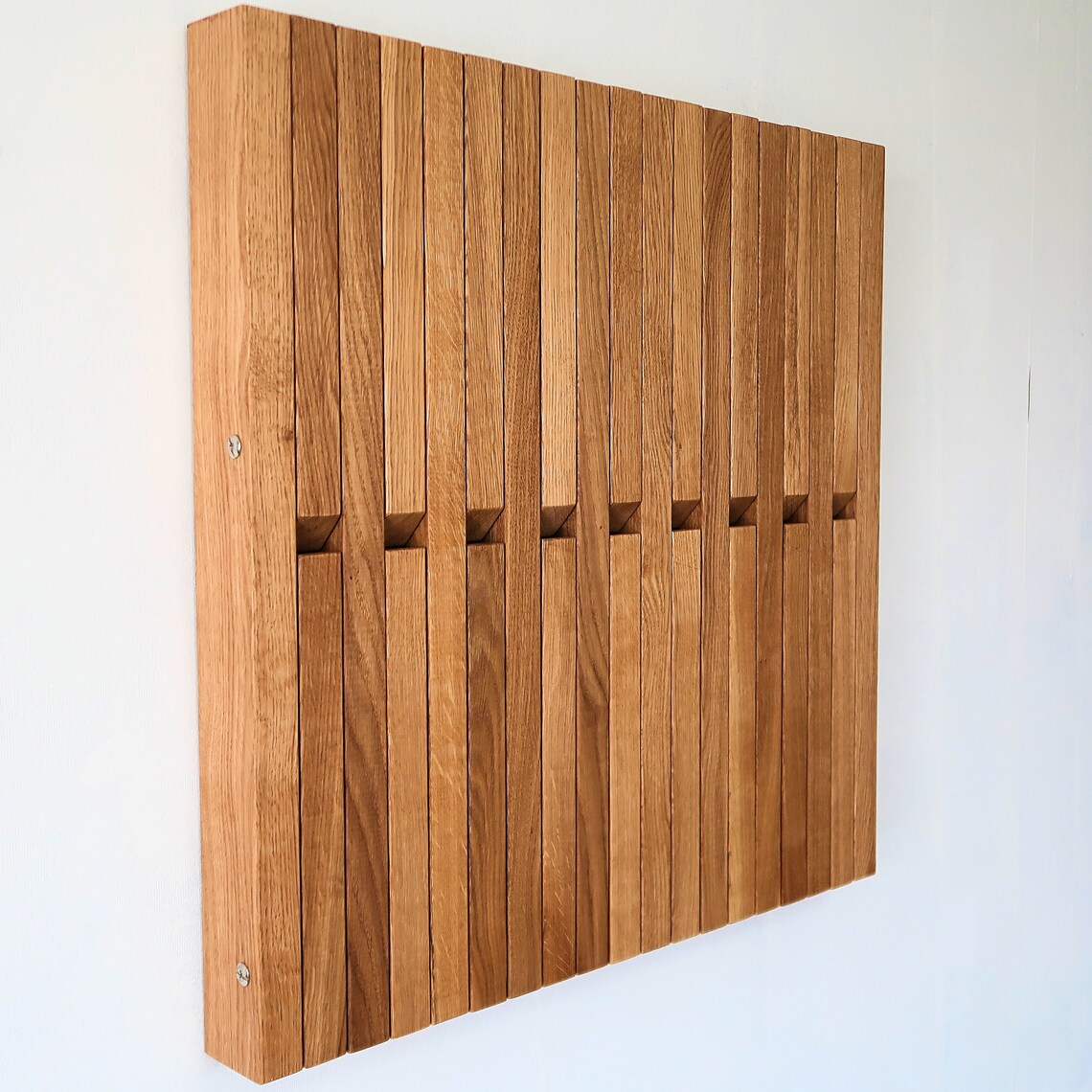 Wall-mounted Organizer. Oak - Etsy