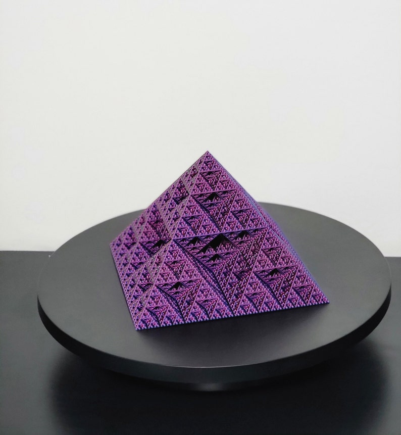 3D Printed Infinite Triangle Pyramid - Etsy