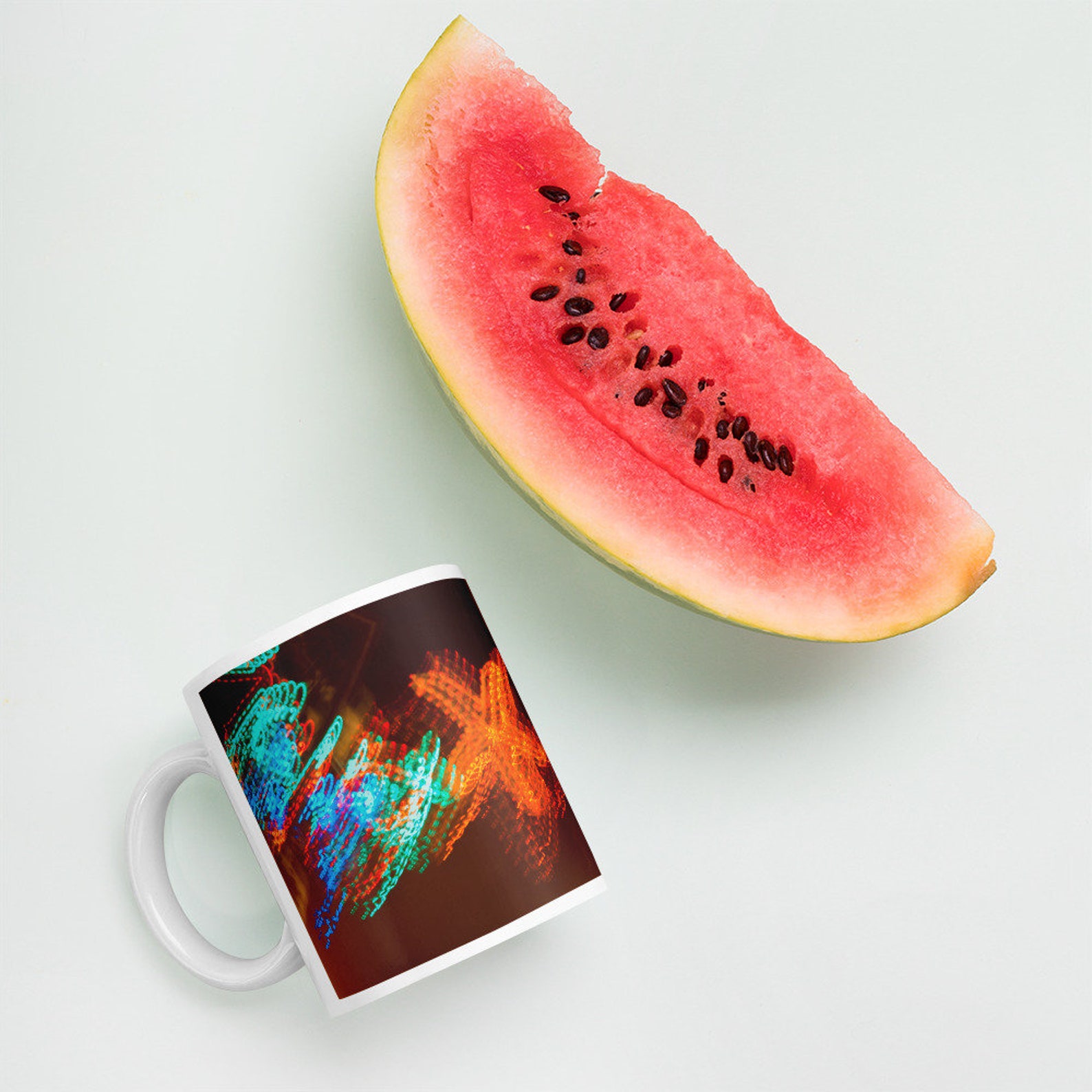 Psychedelic Photography Coffee Mug Trippy Light Painting | Etsy