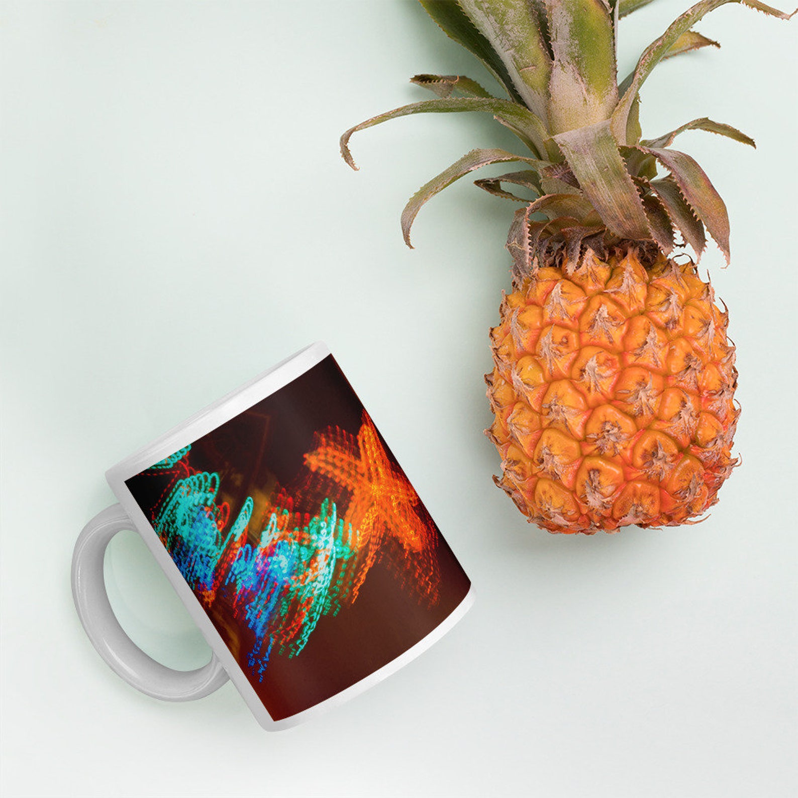 Psychedelic Photography Coffee Mug Trippy Light Painting | Etsy