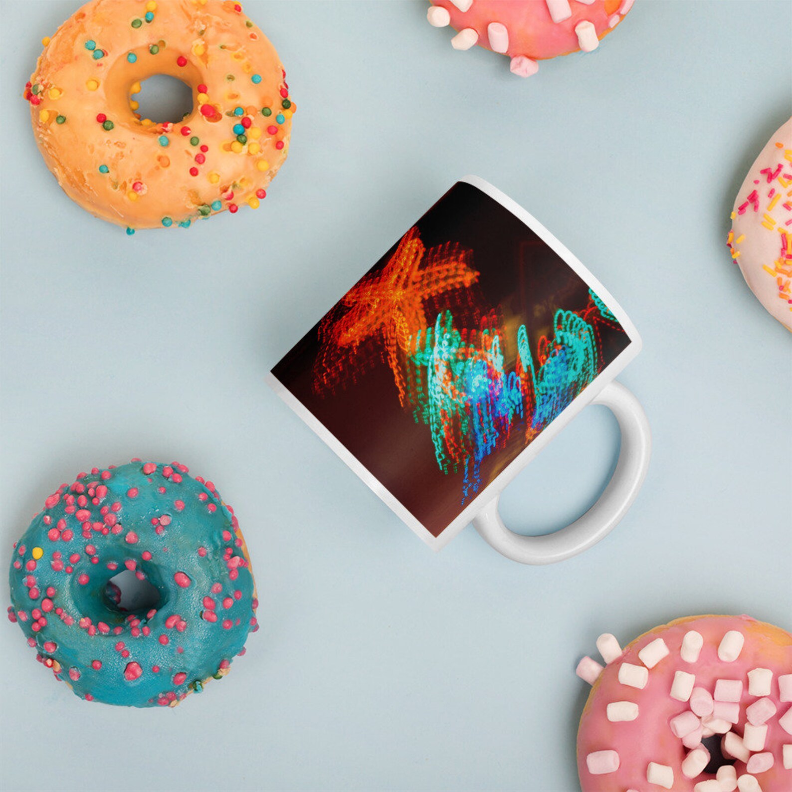 Psychedelic Photography Coffee Mug Trippy Light Painting | Etsy