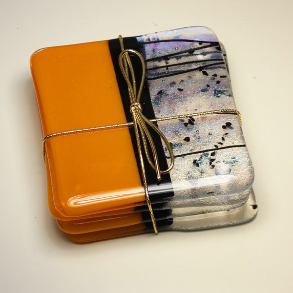 Fused Glass Coasters - Etsy