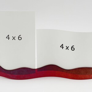 Ruby Wavyframe - Two Photo - Freestanding Picture Holder - Art ...