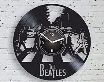 Vinyl wall clock | Etsy