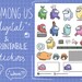 Among Us Digital Hand Drawn Planner Stickers, Printable, Goodnotes ...