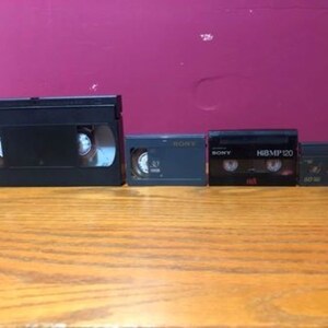 Vhs VHS-C 8mm HI8 Digital8 Minidv MP-4 Files Download - Etsy