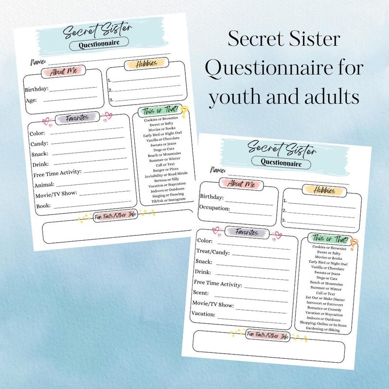 Secret Sister - Etsy