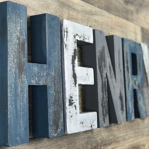 Large Wood Letters - Etsy