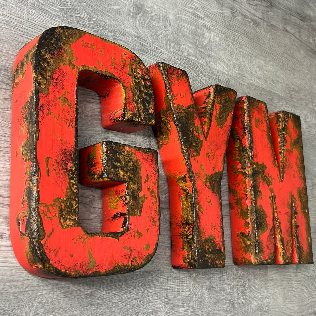 Wall Name Letters, Wall Letters for Nursery, Distressed Wall Letters ...