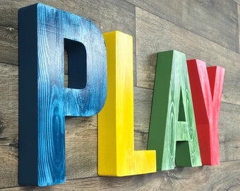 Play Wall Letters - Etsy