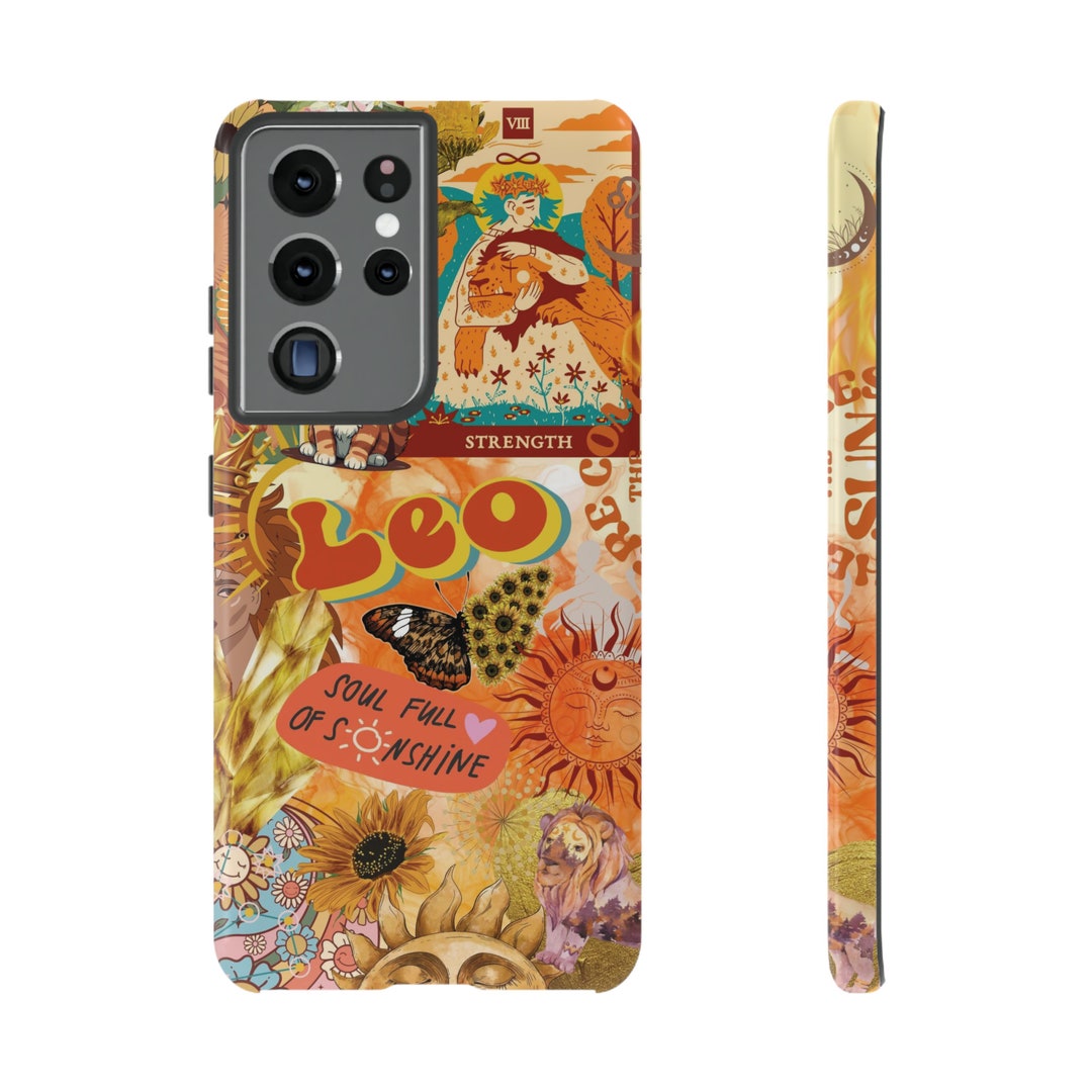 Trendy Leo Zodiac Collage Phone Case: iPhone & Samsung - Etsy