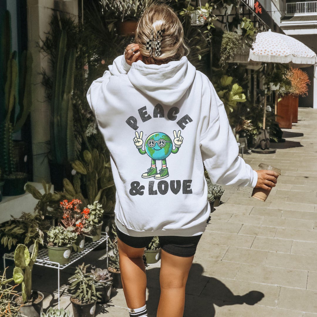 Earth Day Save the Planet Hoodie Mother Earth Day Retro Pullover ...