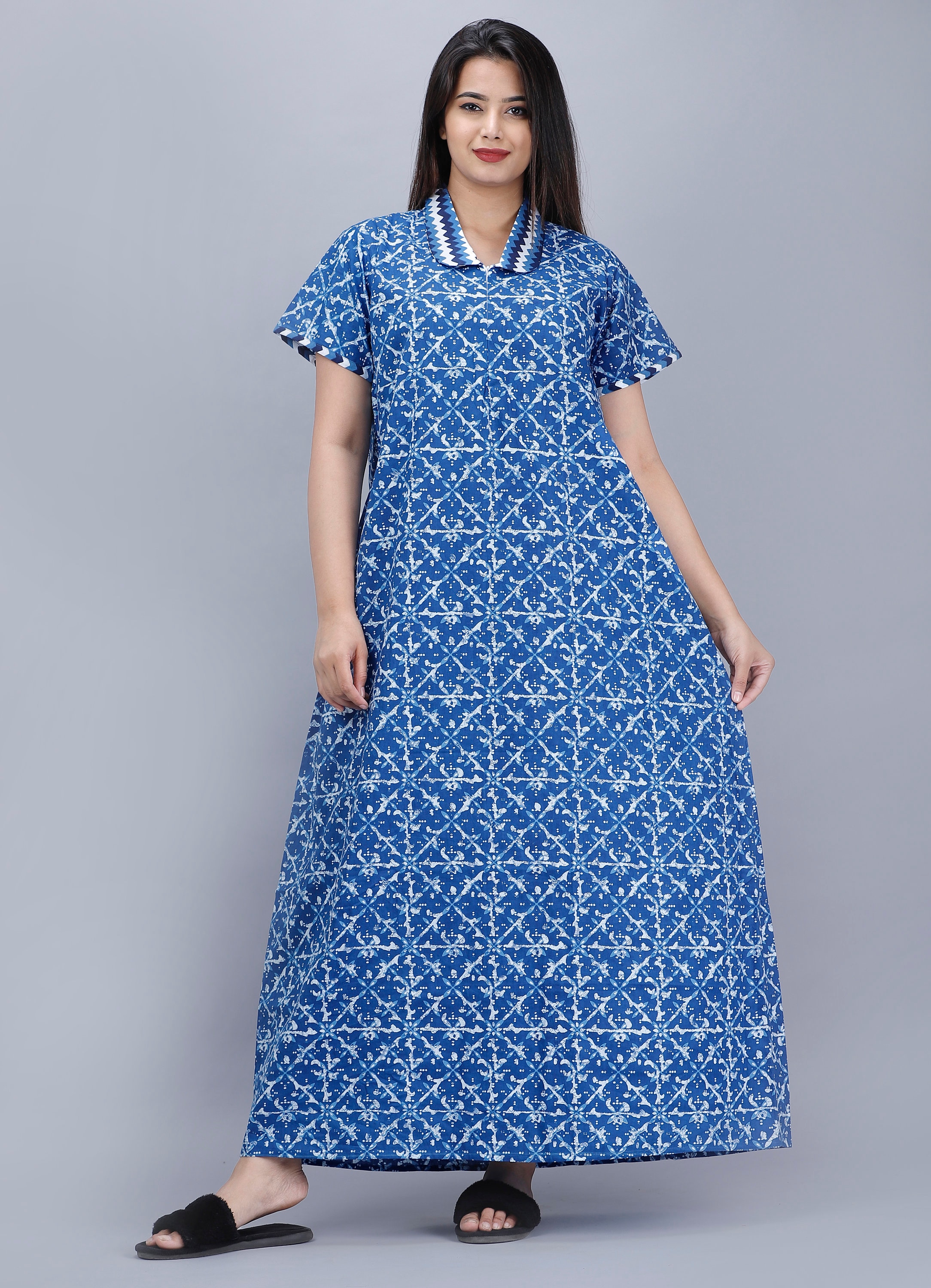 Indian Nighty Women Nighty Summer Night Dress Sleepwear | Etsy