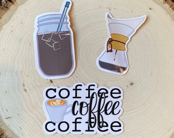 Cold Brew Stickers - Etsy