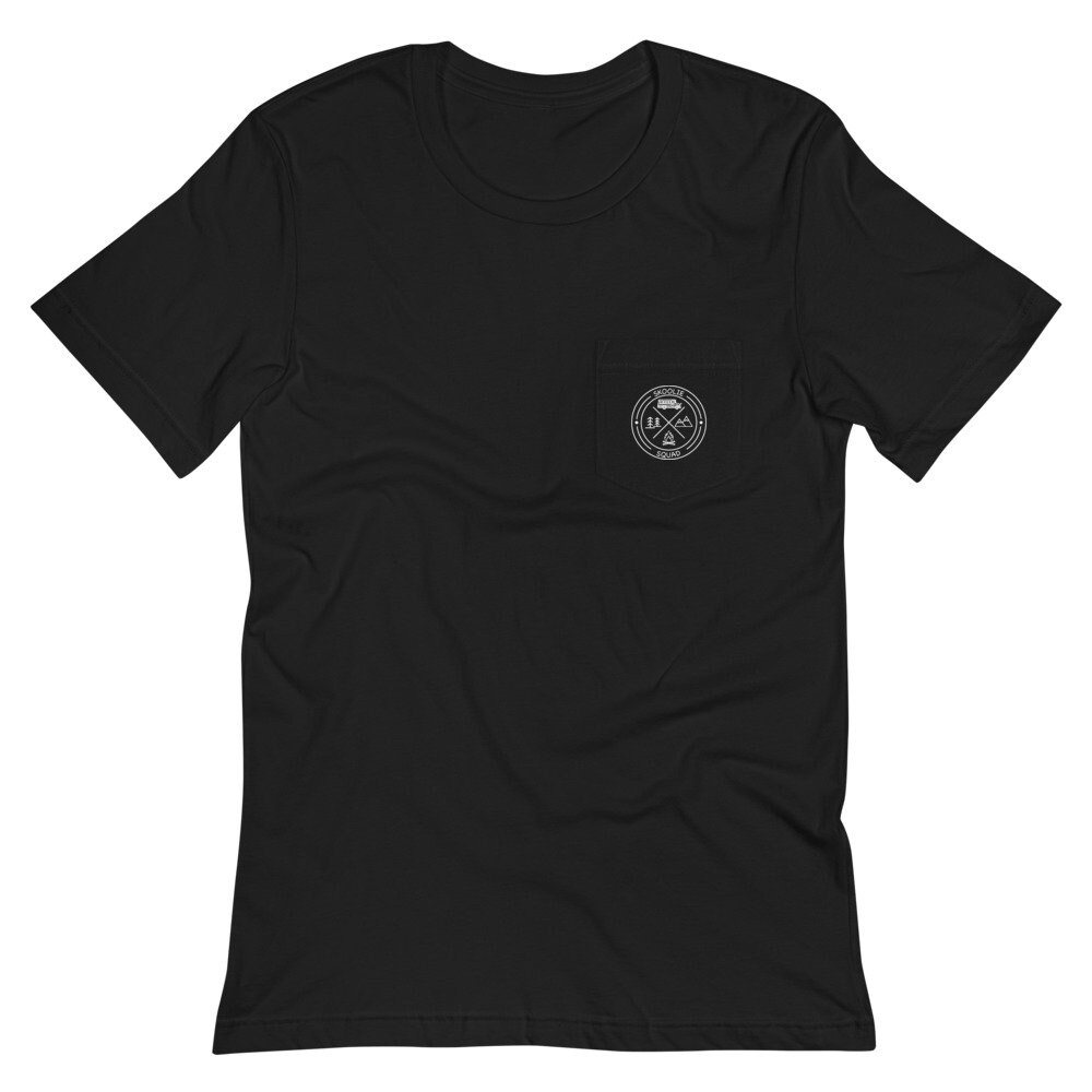 Skoolie Squad Pocket T-shirt Bus Life Van Life School Bus Conversion ...