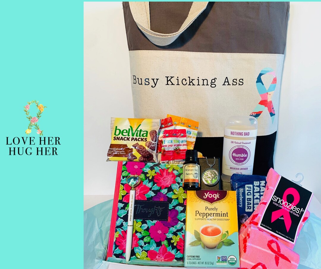 Tote Bag Care Package, Chemo Cancer, Custom Gift Box, Radiation ...