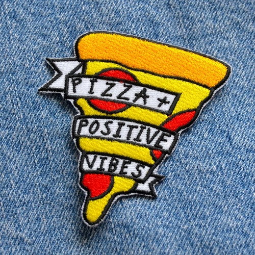 Pizza Iron on Patch - Etsy