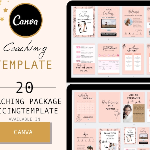 Course Workbook for Coaches / Canva Workbook Templates / - Etsy