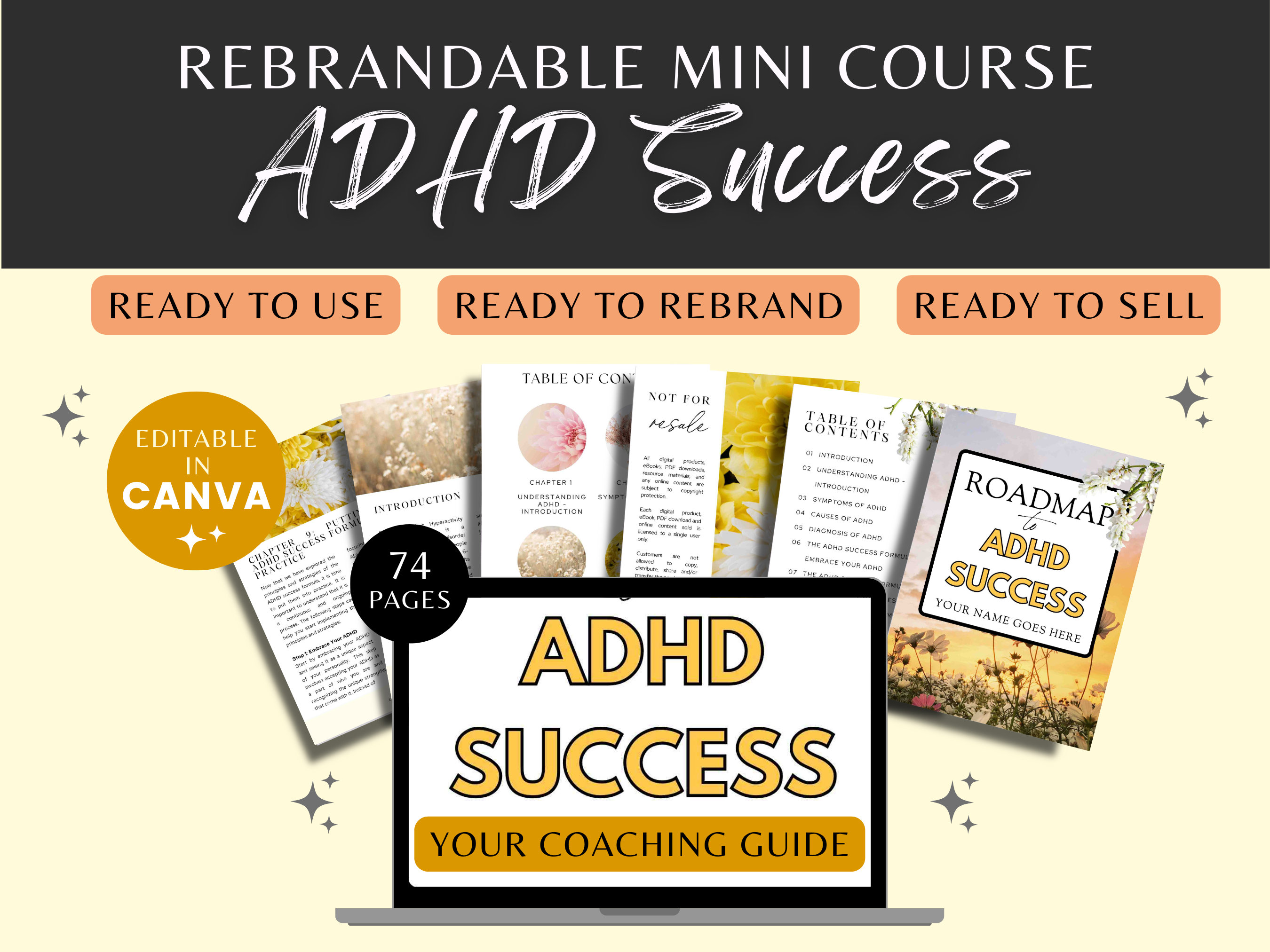 ADHD Success Formula Done for You Ebook & Guide for ADHD Coach, Life ...