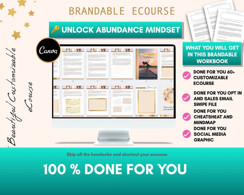 Done for You | Visualization Coach Brandable Course |editable Canva ...