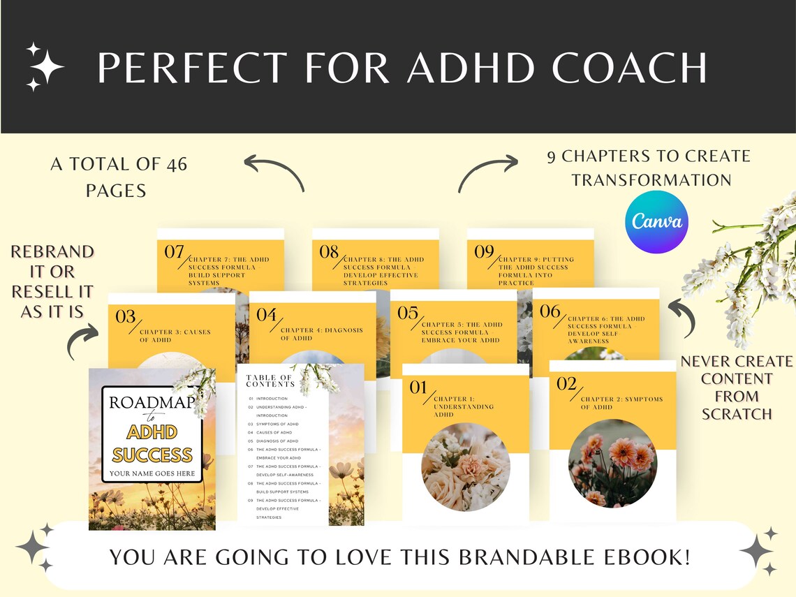 ADHD Success Formula Done for You Ebook & Guide for ADHD Coach, Life ...