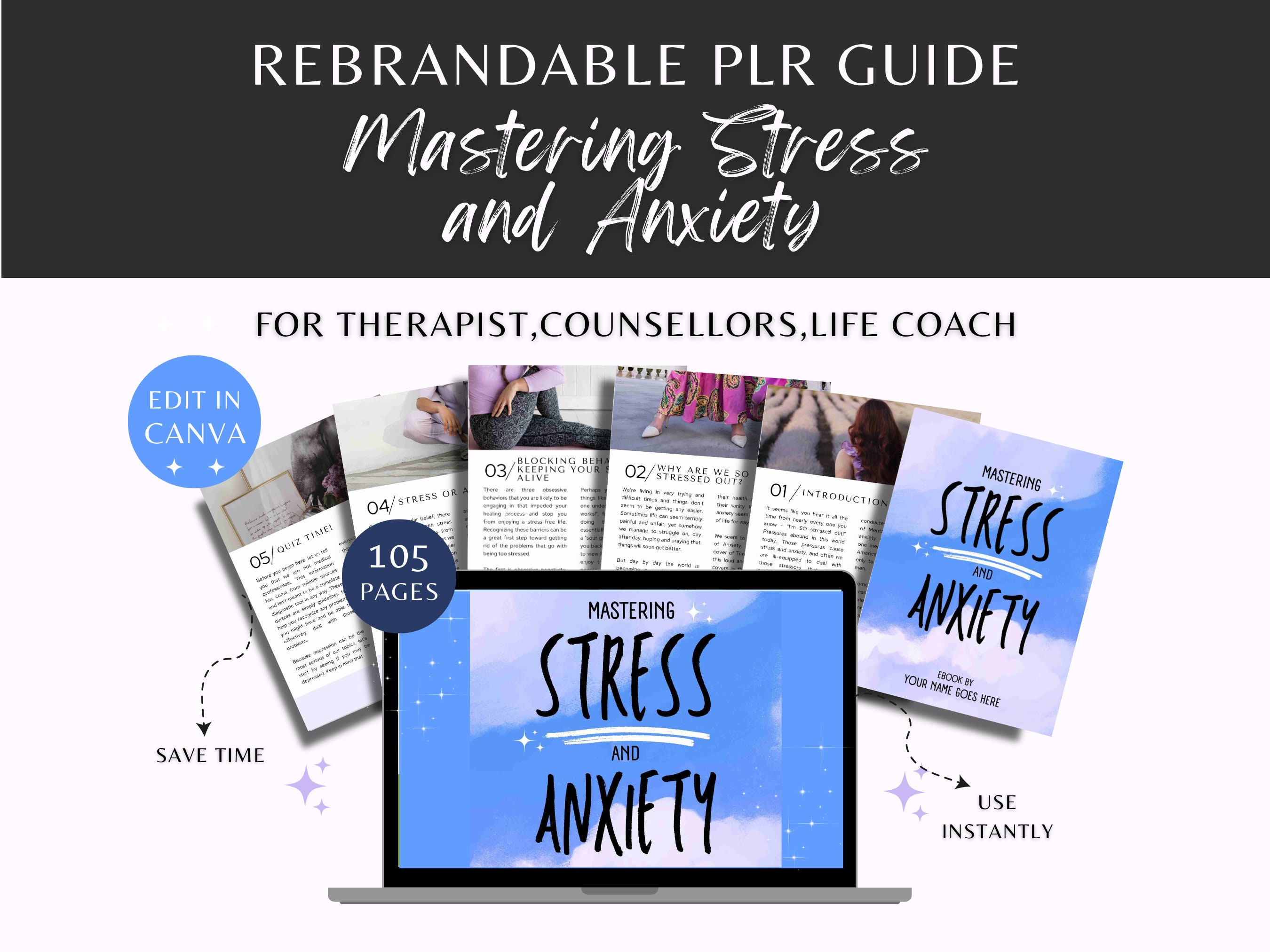 Stress Anxiety PLR Guide Done for You Coaching Program for Life Coaches ...