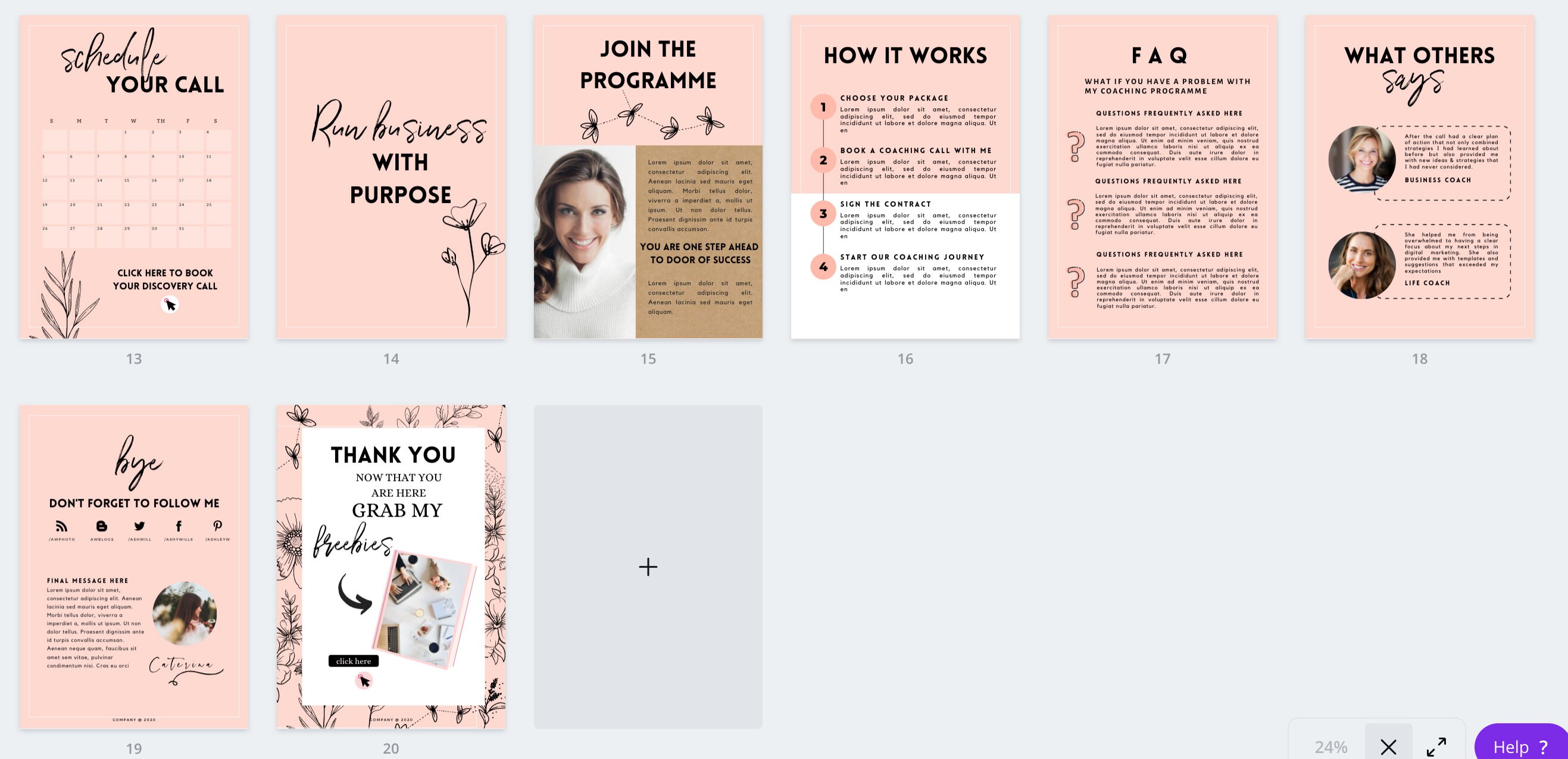 Coaching Welcome Packetcoaching Packages & Pricing Template for Coaches ...