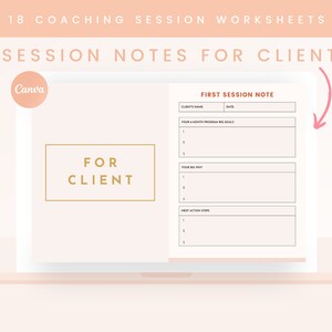 Coaching Session Worksheets |coaching Toolkit |coaching Worksheet ...