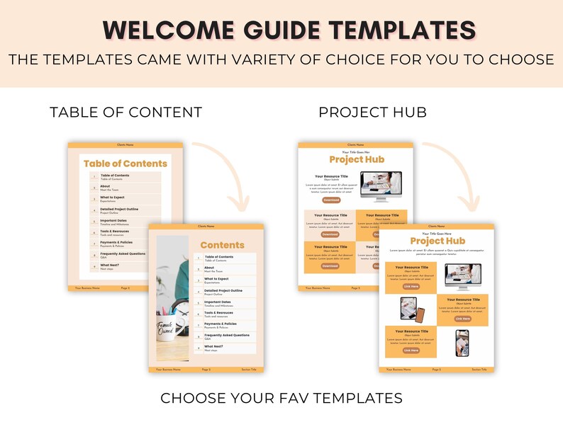 Client Welcome Packet Template client Onboarding Canva Template Welcome ...