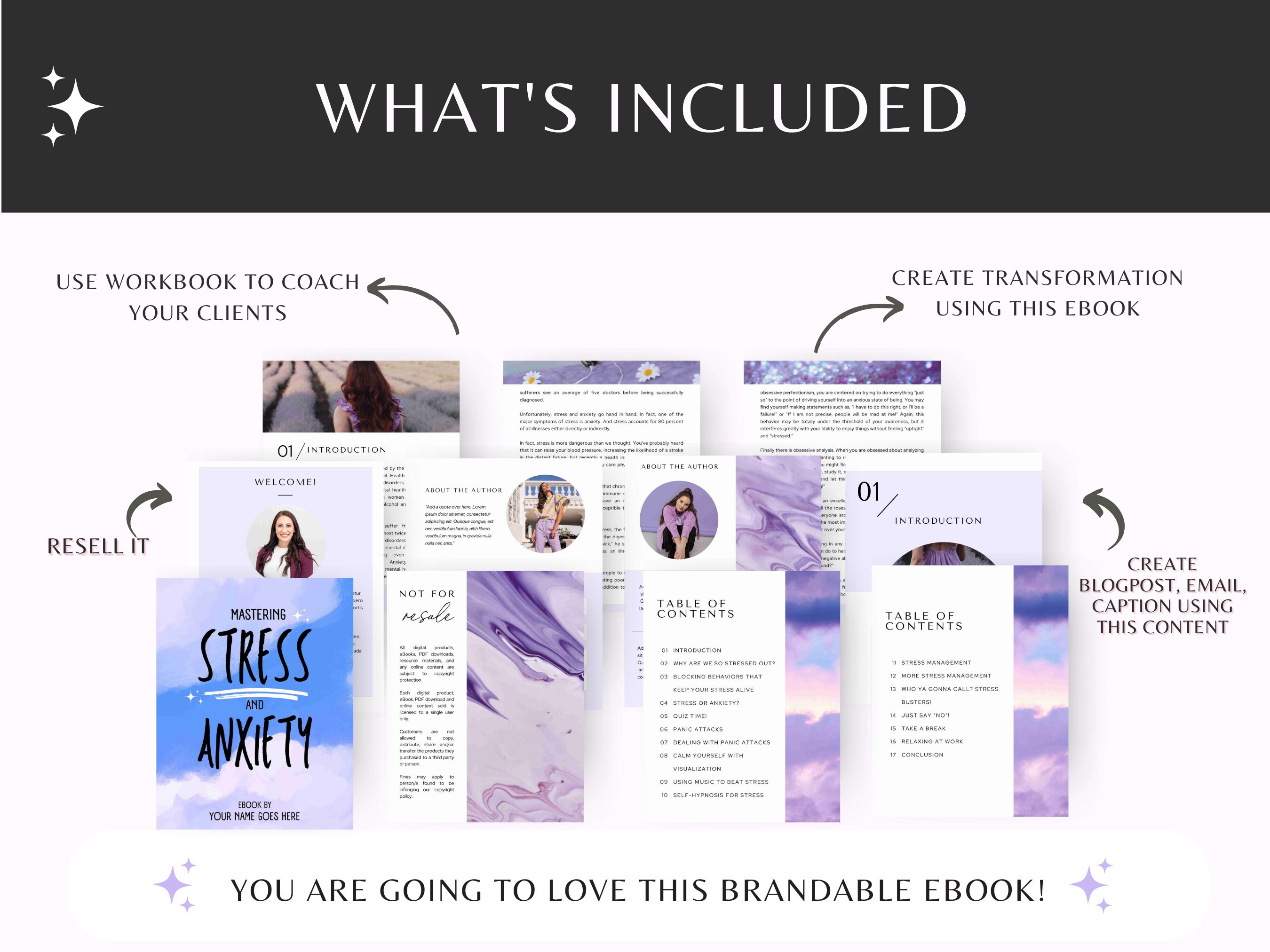 Stress Anxiety PLR Guide Done for You Coaching Program for Life Coaches ...