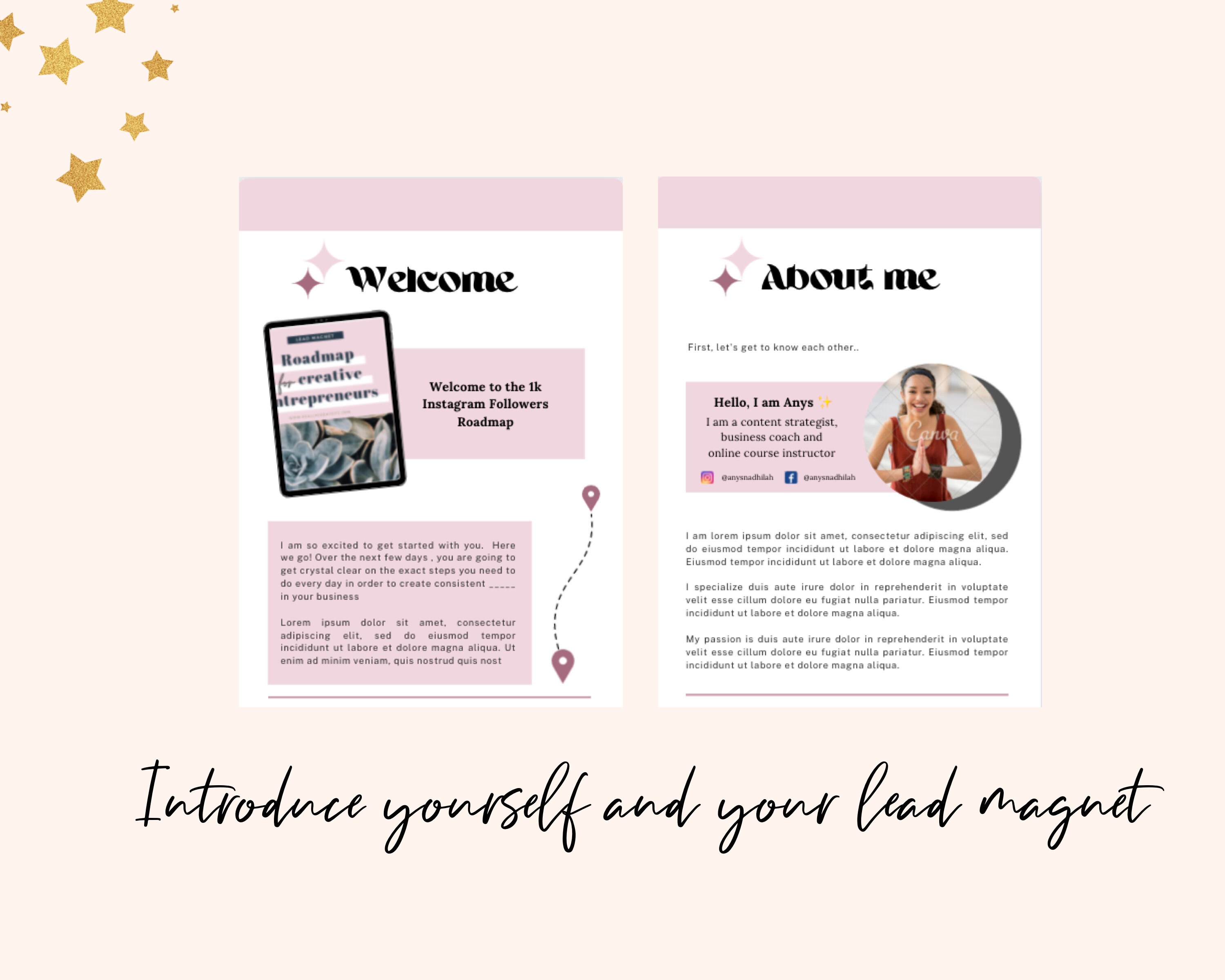 20 Roadmap Lead Magnet Template for Coaches,course Creator,lead ...