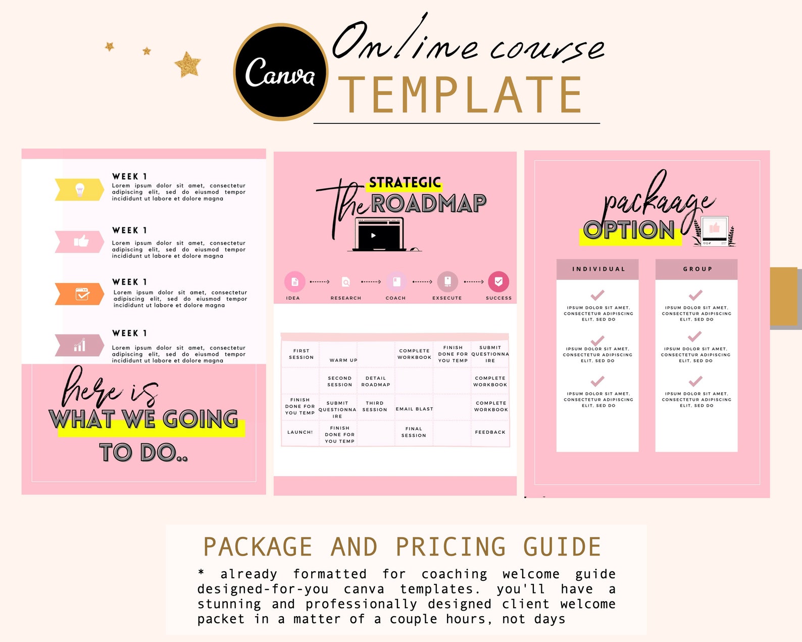 20 Coaching Package and Pricing Template for Coaches, Business ...