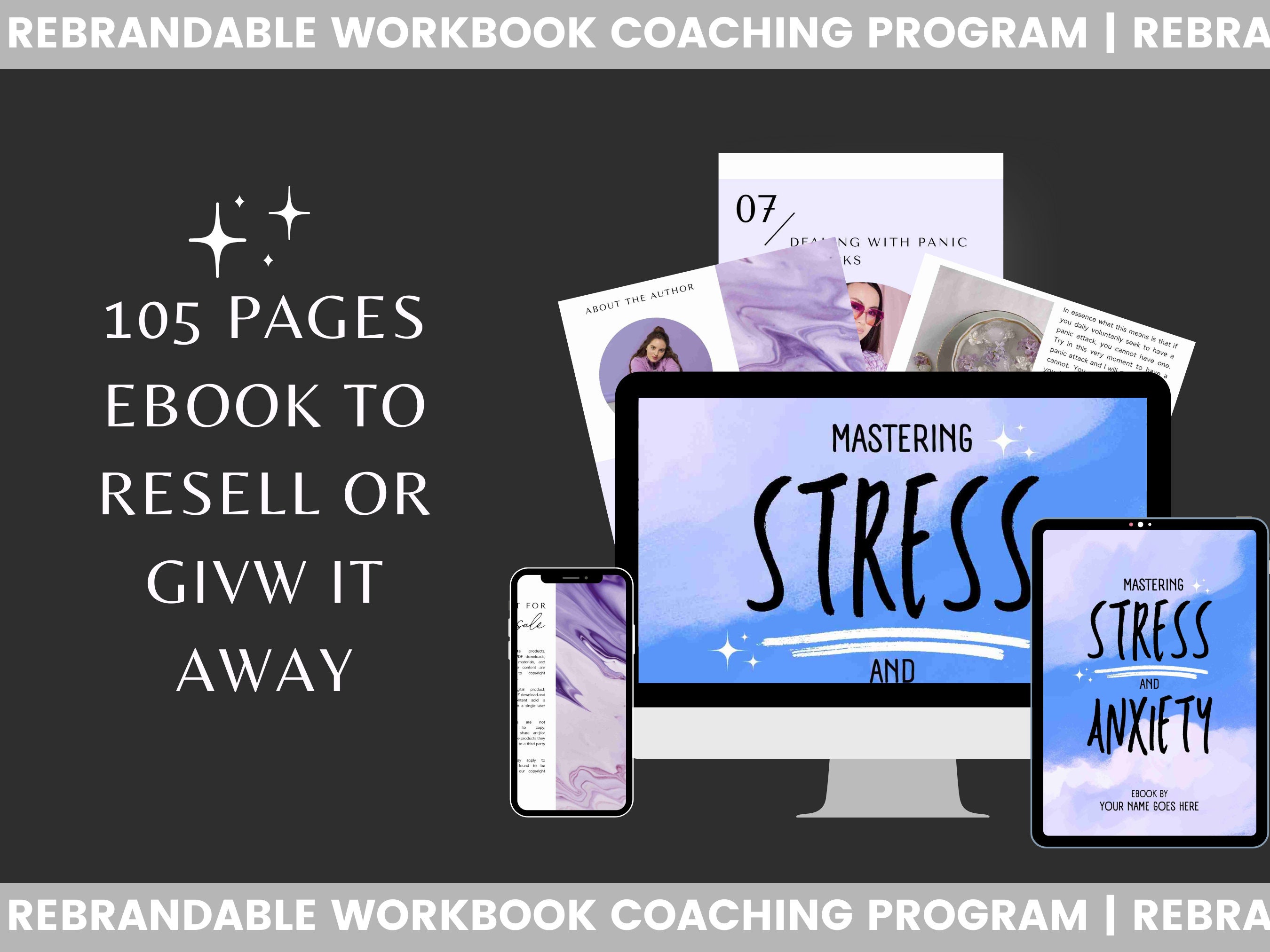 Stress Anxiety PLR Guide Done for You Coaching Program for Life Coaches ...