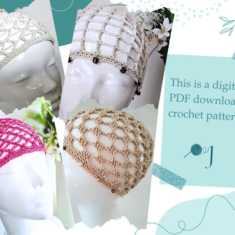 Skull Cap Crochet Beads - Etsy
