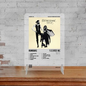 Custom Album Cover Music Poster Custom Acrylic Album Plaque - Etsy